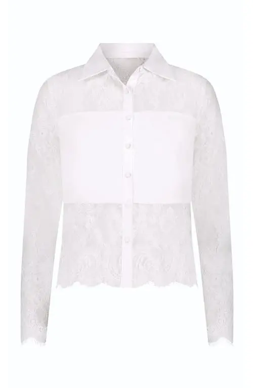 THE NOLI SHOP Vienna Lace Blouse - White