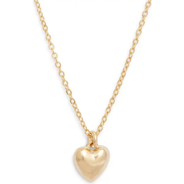 SET & STONES Romee Heart Pendant Necklace - Gold