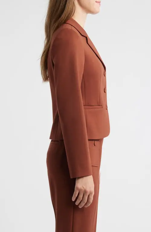 TAHARI ASL Three-button Ponte Blazer