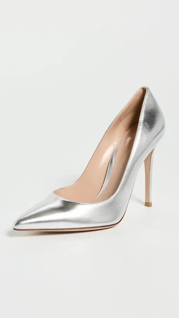 GIANVITO ROSSI Nappa Silk Stiletto Heels