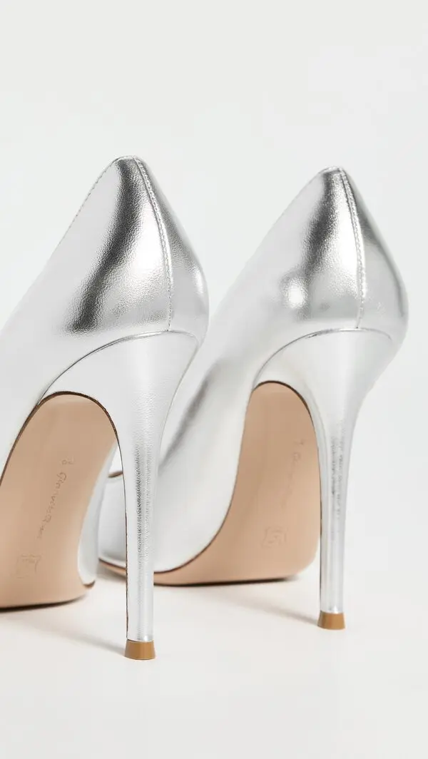 GIANVITO ROSSI Nappa Silk Stiletto Heels
