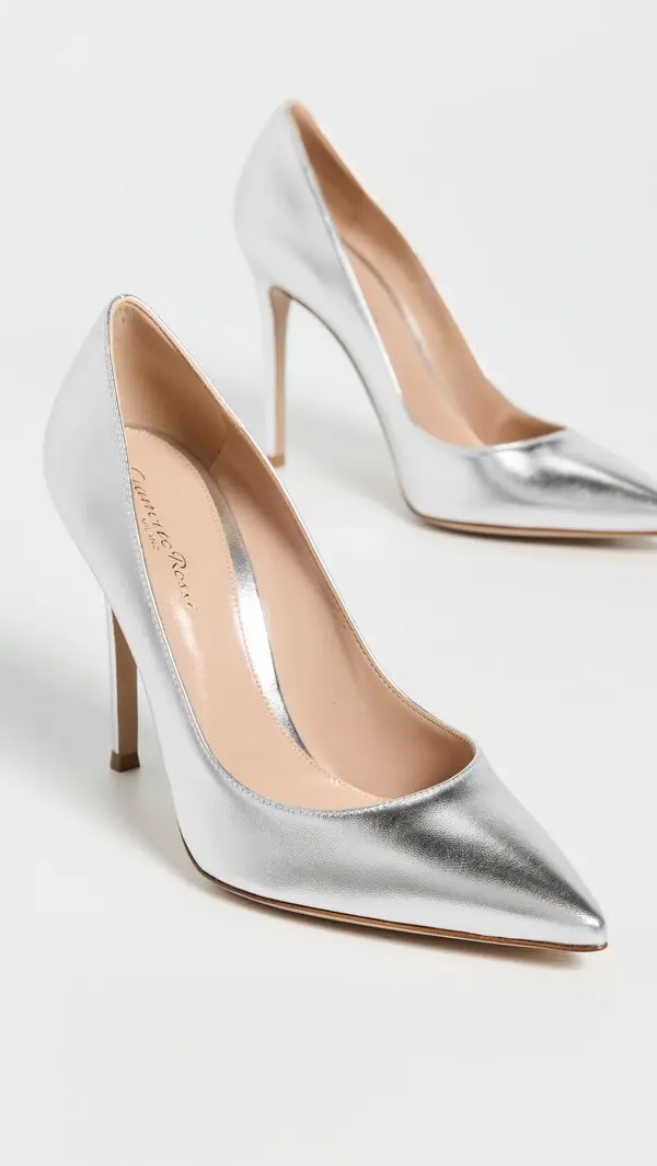 GIANVITO ROSSI Nappa Silk Stiletto Heels