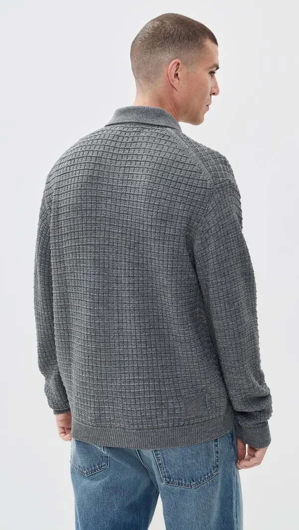 Universal Works Charlie Waffle Cardigan