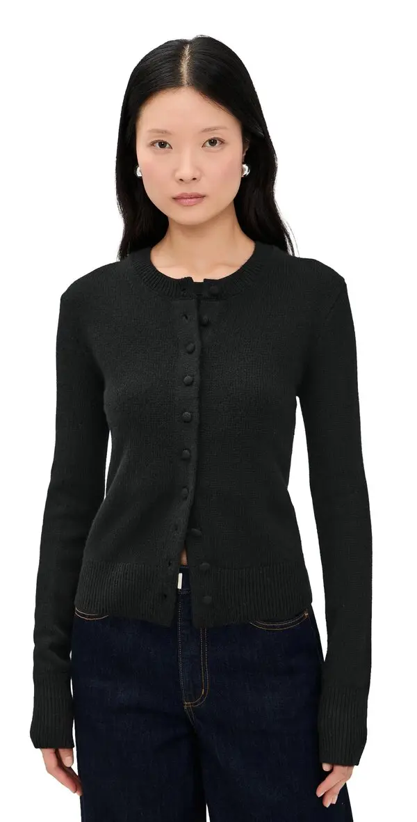 A.L.C. Skyler Cashmere Cardigan - Black