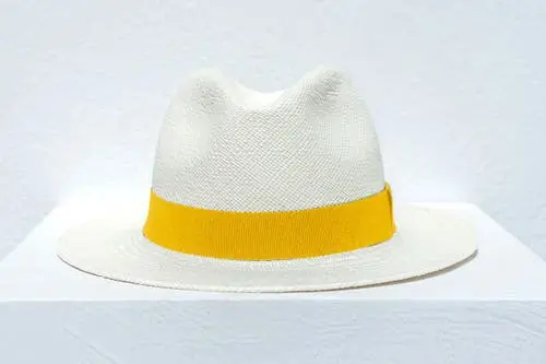 LASTELIER Panama Straw Hat - Yellow