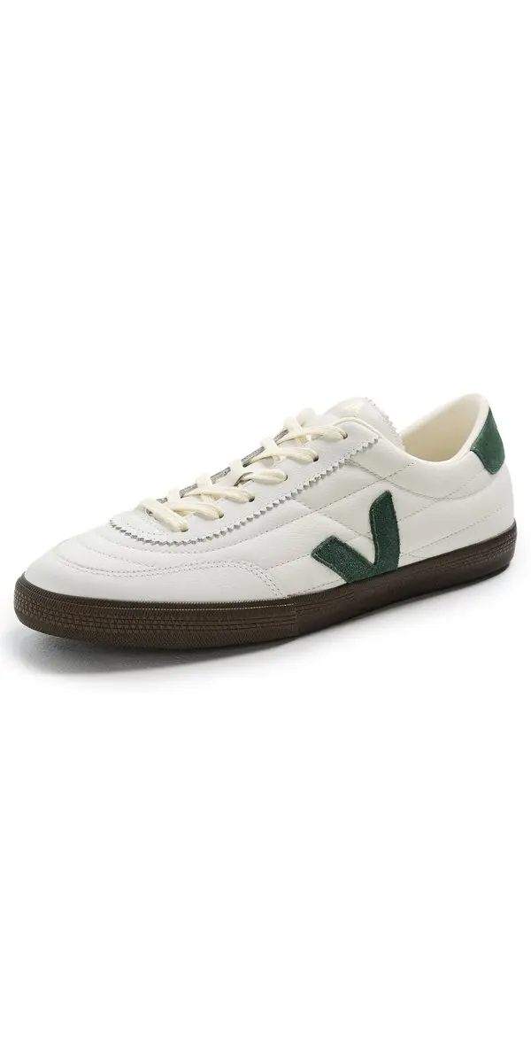 VEJA Panenka Leather Sneakers - White/cyprus/eagle