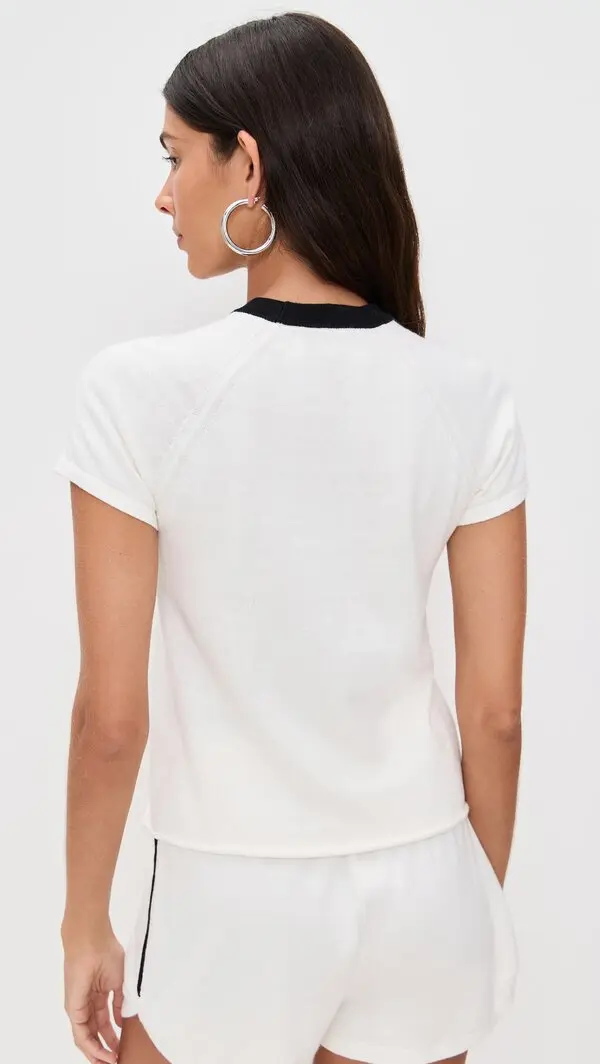 LE BOP Ringer Tee - White