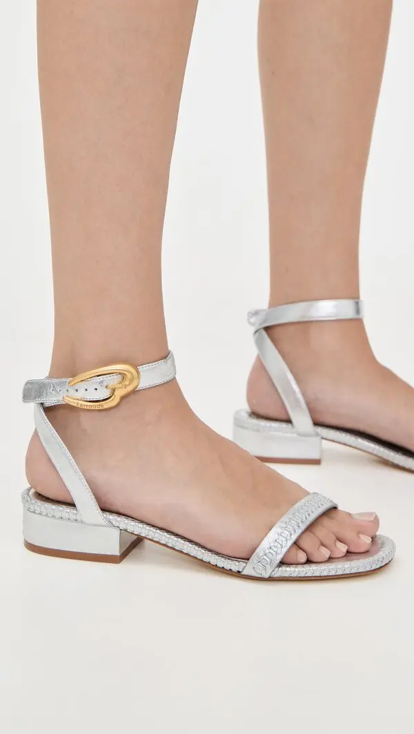 Larroude Verona Flat Sandals
