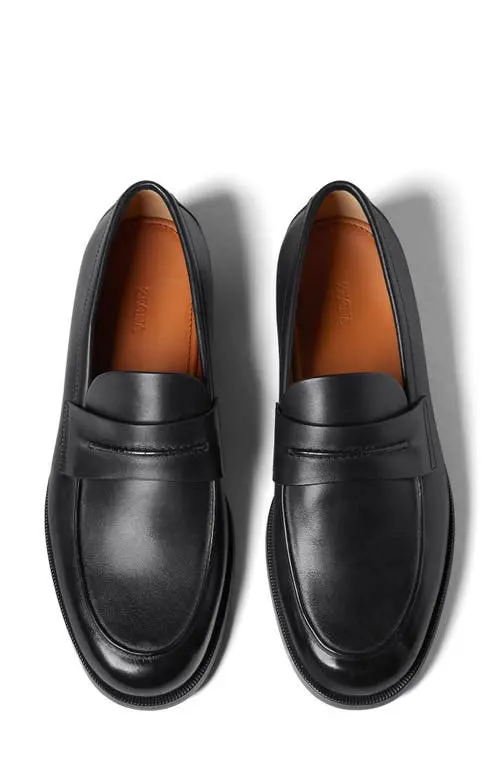 Zegna Leather Driving Loafer