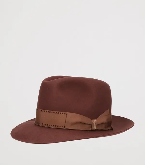 Borsalino The Bogart Cut 7 Hat - Brown