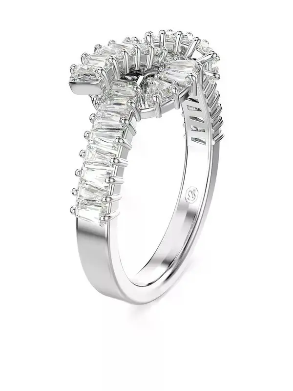SWAROVSKI Matrix Baguette-cut Knot Ring - Silver