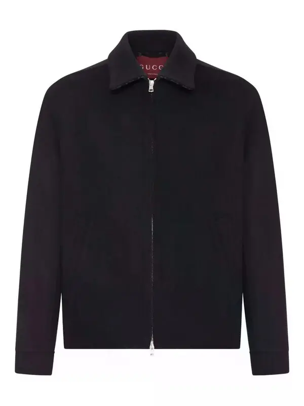 Gucci Wool Jacket With Double-slider Zip