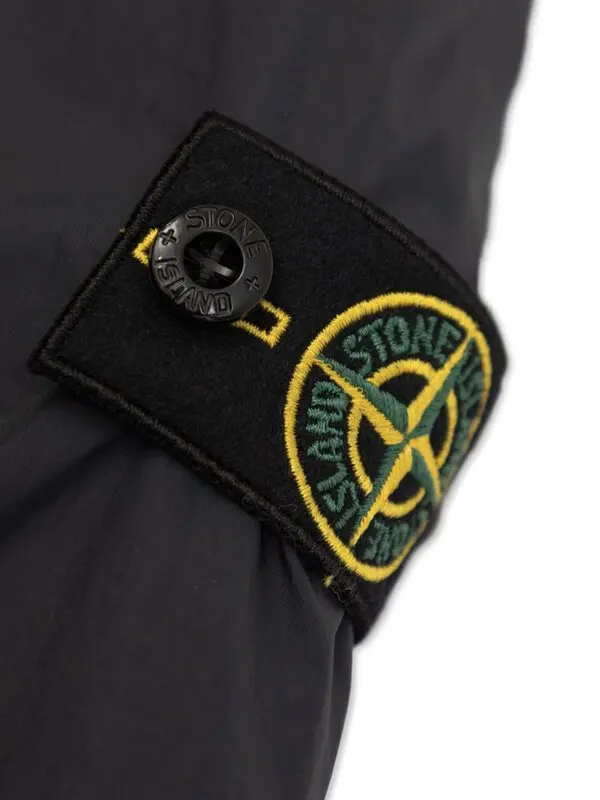Stone Island Compass Patch Zip-up Hooded Jacket
