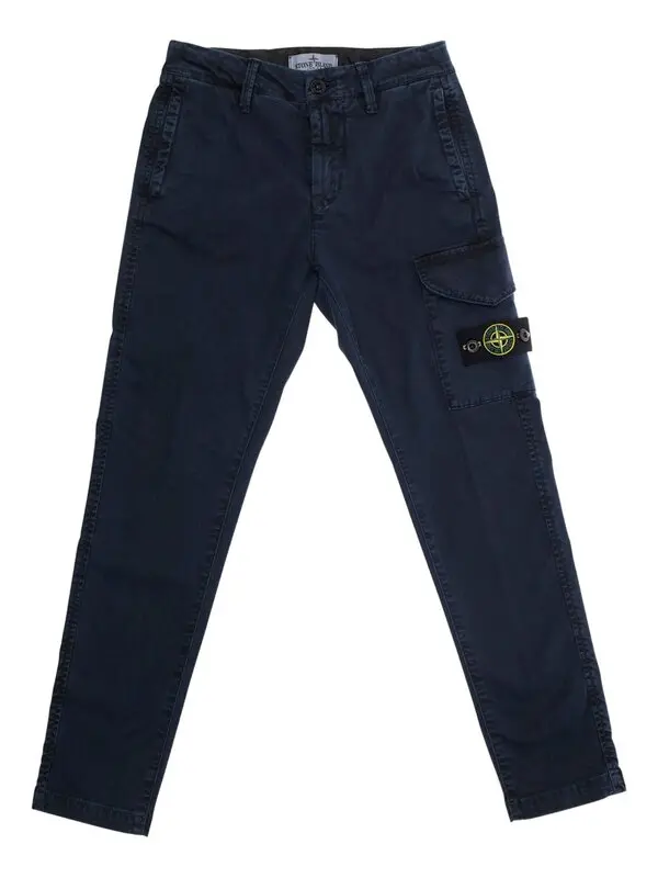 Stone Island Cargo Pants With Detachable Compass Badge