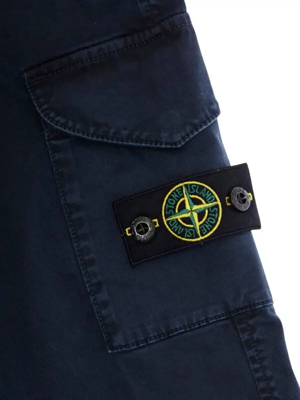 Stone Island Cargo Pants With Detachable Compass Badge