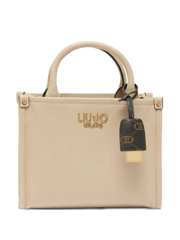 Liu Jo Top Handle Bag Beige Editorialist