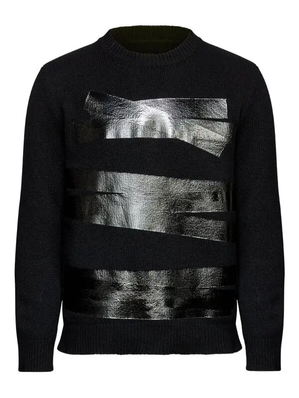 MAISON MARGIELA Metallic Striped Sweater