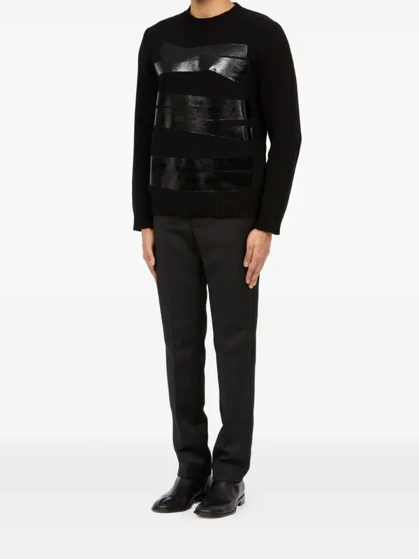 MAISON MARGIELA Metallic Striped Sweater