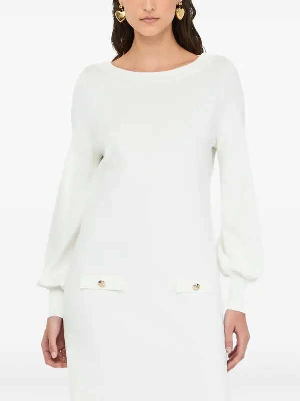 Liu Jo Boatneck Knit Mini Dress