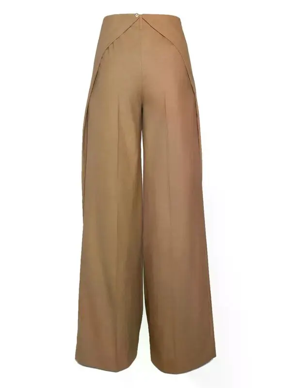 MUGLER Pleated Wrap Trousers