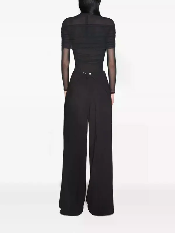 MUGLER Split-front Wide-leg Trousers