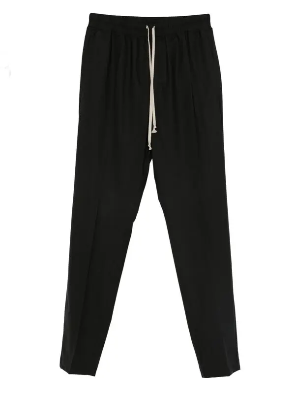 Rick Owens Trousers With Drawstring Fastening - Black