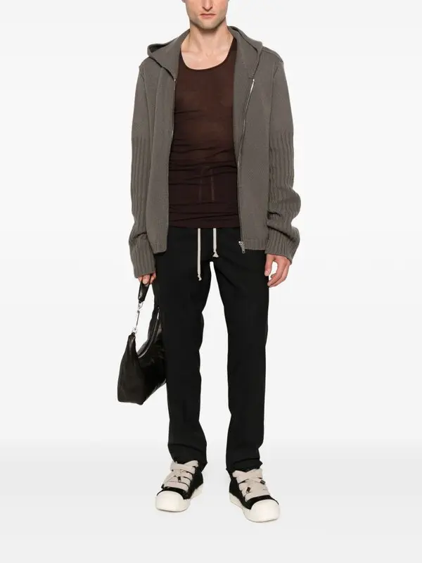 Rick Owens Trousers With Drawstring Fastening - Black