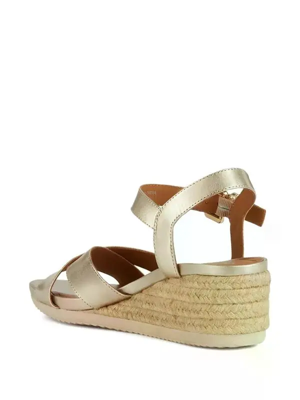 Geox Ischia Corda Crossover Wedge Espadrilles
