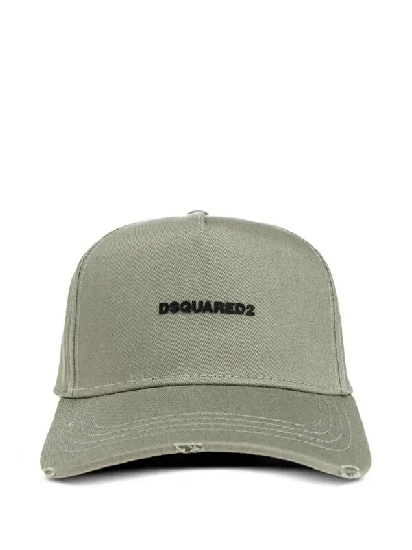 Dsquared2 Embroidered Logo Cap - Green
