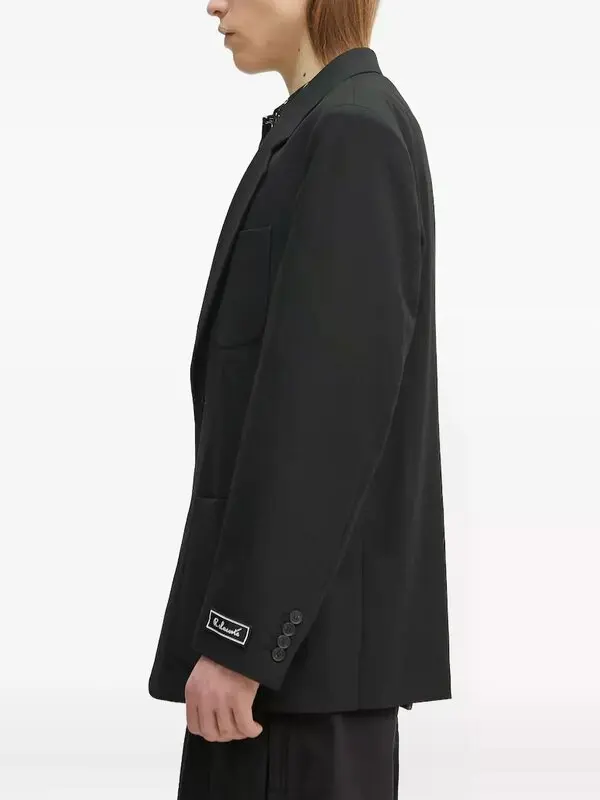 Lacoste Patch-pocket Single-breasted Blazer