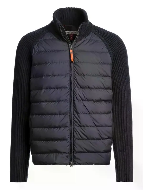PARAJUMPERS Olmo Ribbed-knit Quilted Jacket