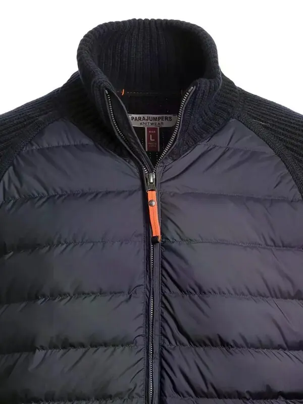PARAJUMPERS Olmo Ribbed-knit Quilted Jacket