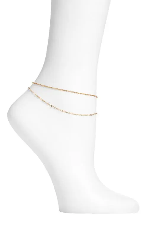 SET & STONES Quincy Anklet - Gold