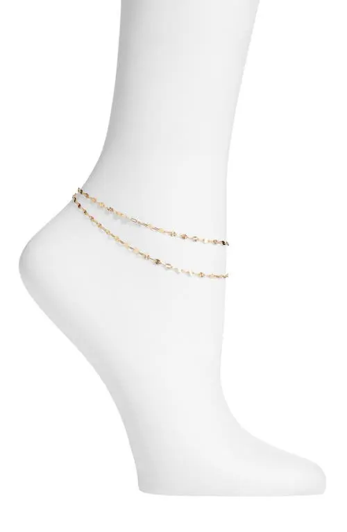 SET & STONES Millie Anklet - Gold