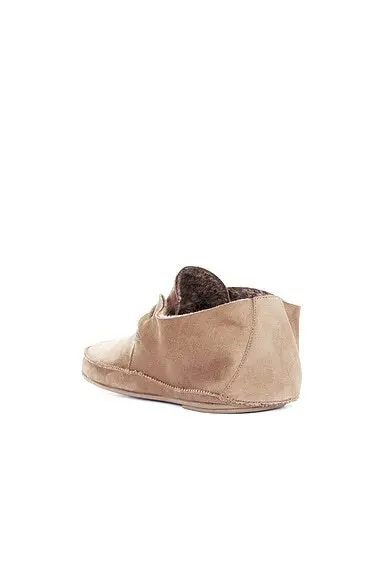 THE ROW Tyler Lace Up Boot - Fawn