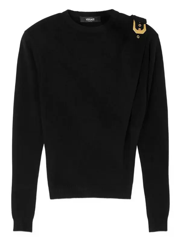 Versace Wool Buckle Sweater