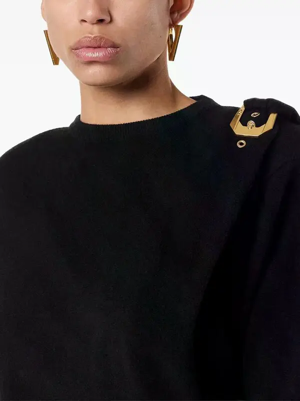 Versace Wool Buckle Sweater