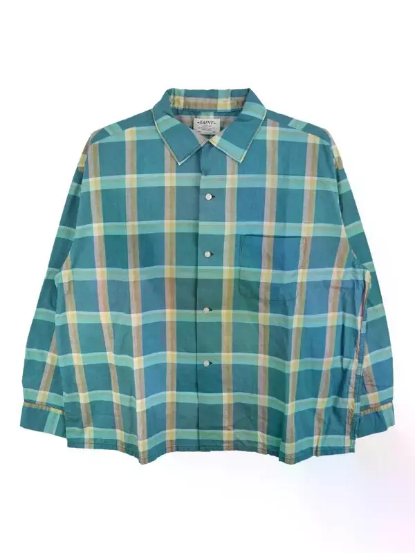 SAINT MXXXXXX Checked Buttoned Shirt