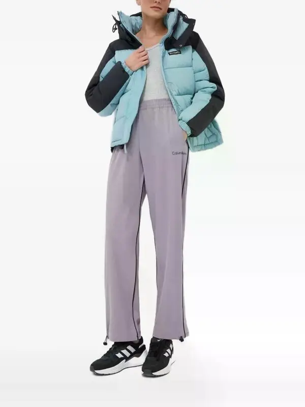 Columbia Hooded Puffer Jacket - Blue