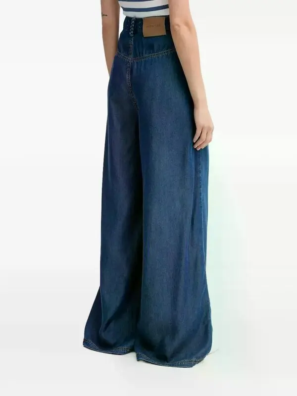 Munthe Pleated Wide-leg Jeans