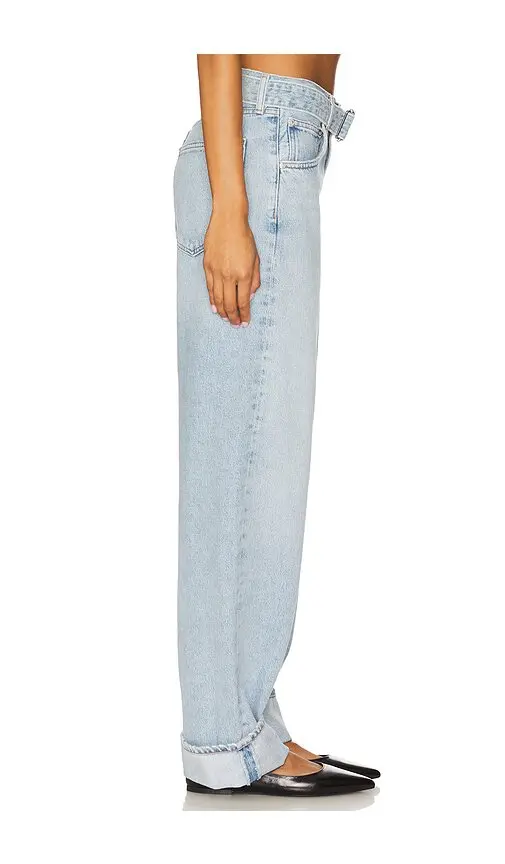 AGOLDE Cuffed Taper Jeans - Blue
