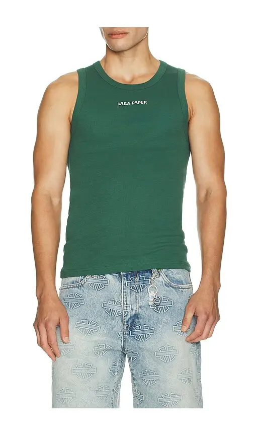 DAILY PAPER Rib Tank Top In . Also