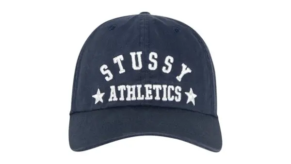 StÜssy Low Profile Athletics Strapback - Navy Blue