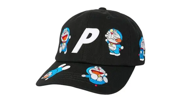 PALACE Doraemon 6-panel Hat - Black