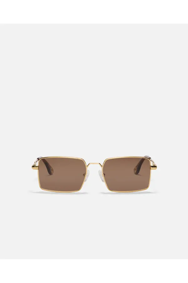 AUREUM Eze Square Sunglasses - Gold