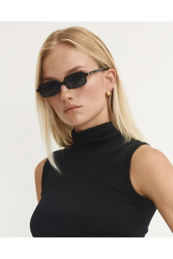 AUREUM Palma Square Sunglasses - Black