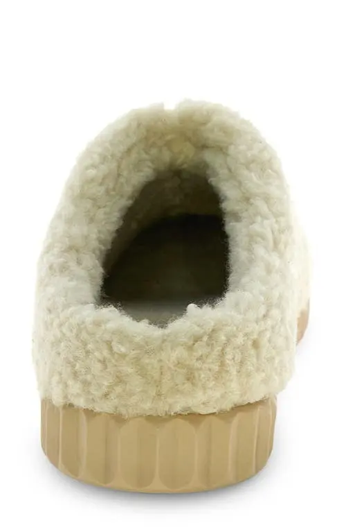 VOILE BLANCHE Gina Faux Shearling Clogs
