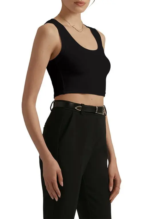 FAVORITE DAUGHTER Ribbed Crop Top