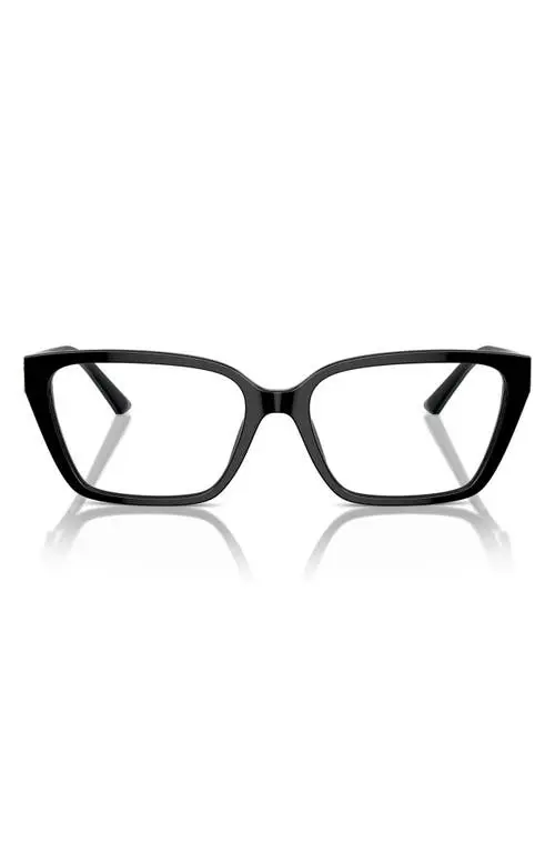 JIMMY CHOO 55mm Cat Eye Optical Glasses - Black/demo Lens
