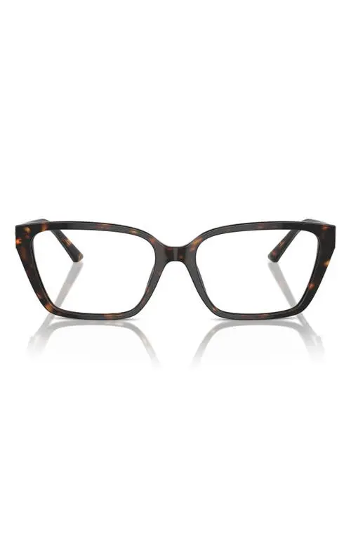 JIMMY CHOO 55mm Cat Eye Optical Glasses - Havana/demo Lens